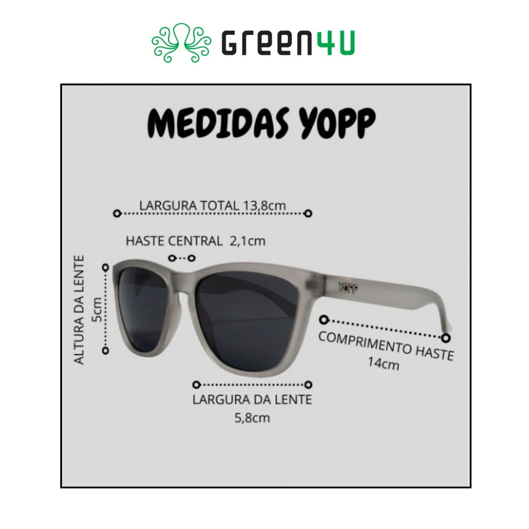Óculos Yopp Clássico - Go Ahead - Green Store 4U